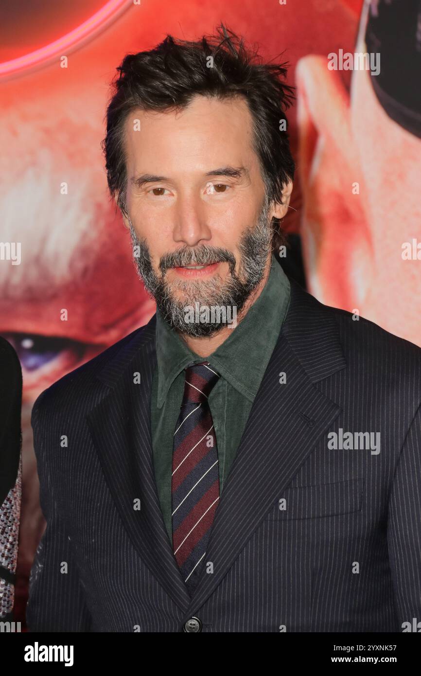 Los Angeles, USA. 16th Dec, 2024. Keanu Reeves at "Sonic the Hedgehog 3 ...