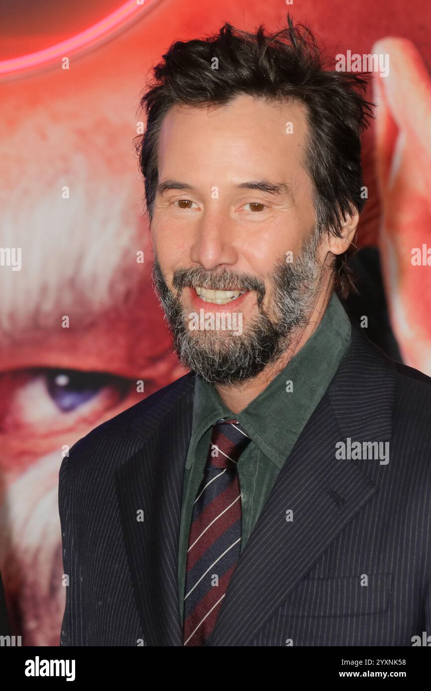 Los Angeles, USA. 16th Dec, 2024. Keanu Reeves at "Sonic the Hedgehog 3 ...