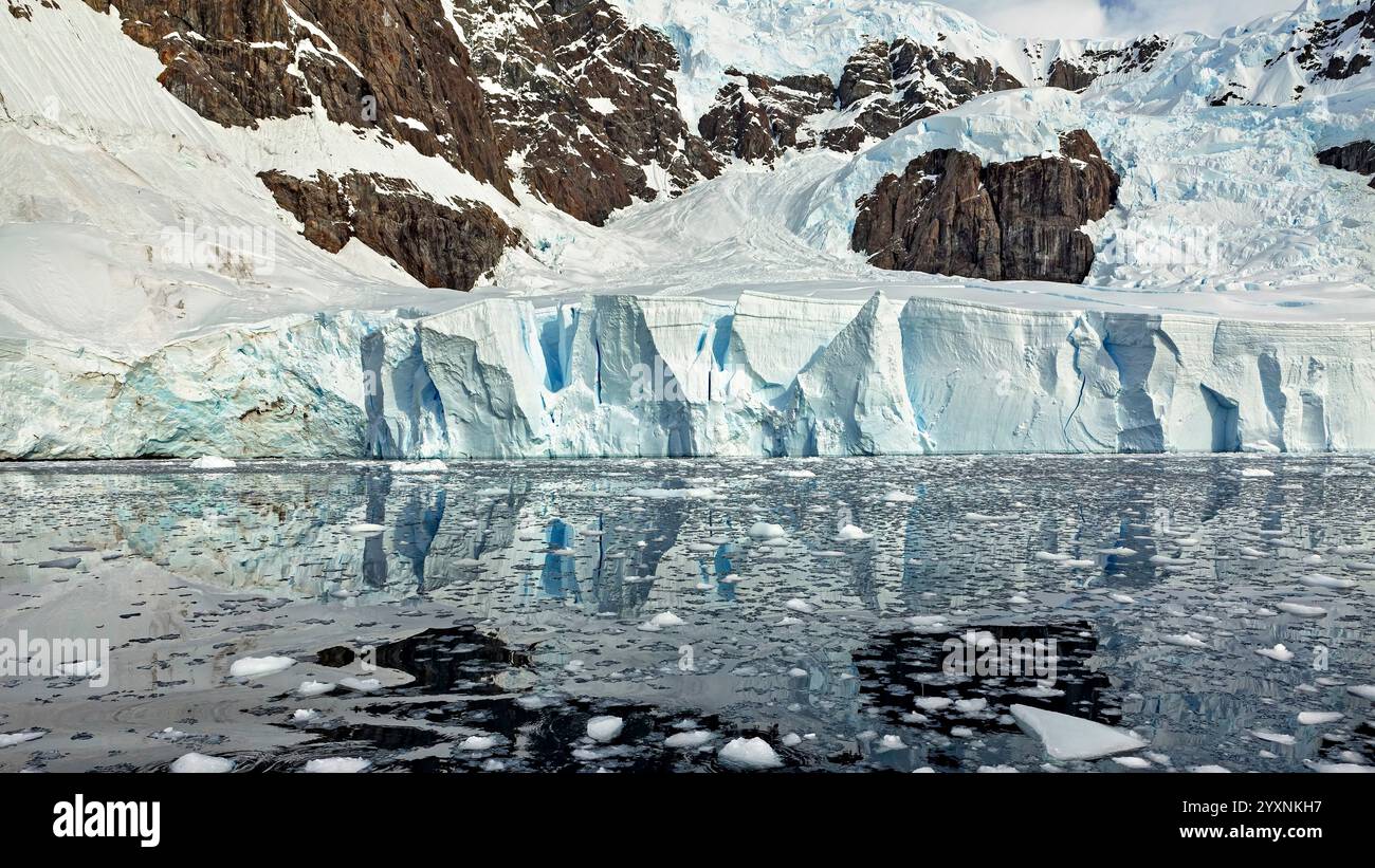 Glacier and Iceberg in the Antarctic Landscape Stock Photo - Alamy