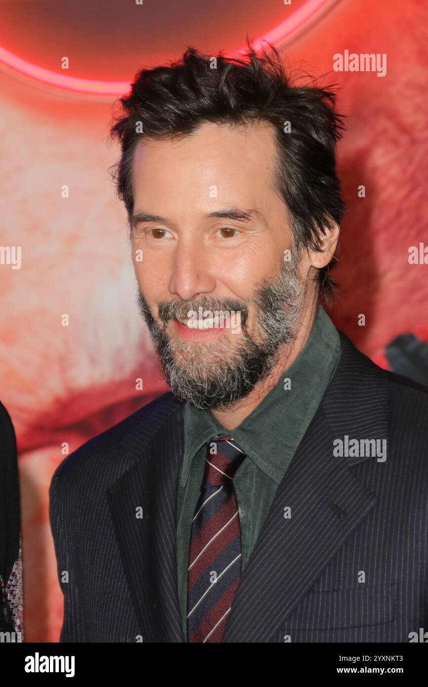 Los Angeles, USA. 16th Dec, 2024. Keanu Reeves at "Sonic the Hedgehog 3 ...