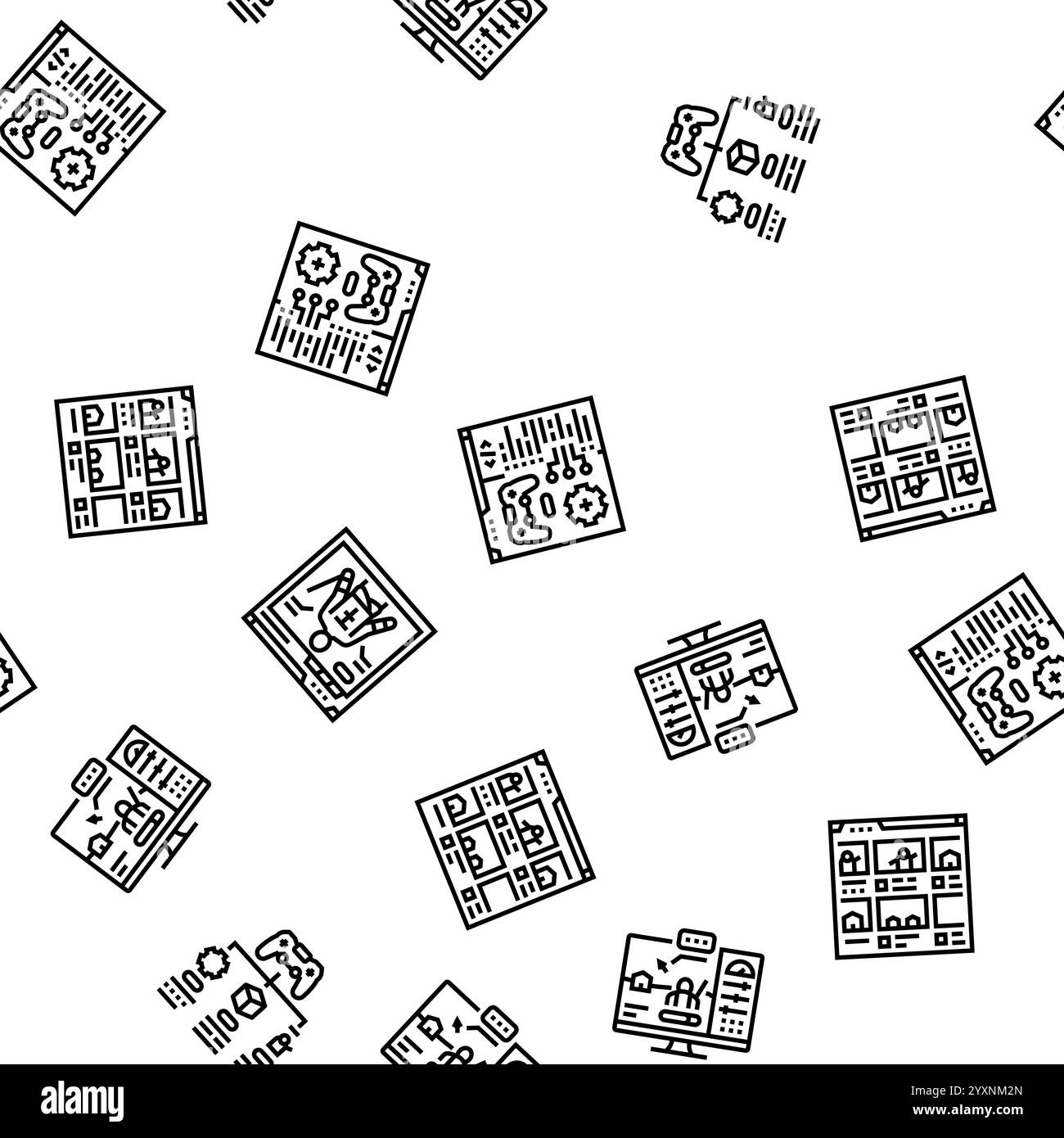 Video game designer team Stock Vector Images - Alamy