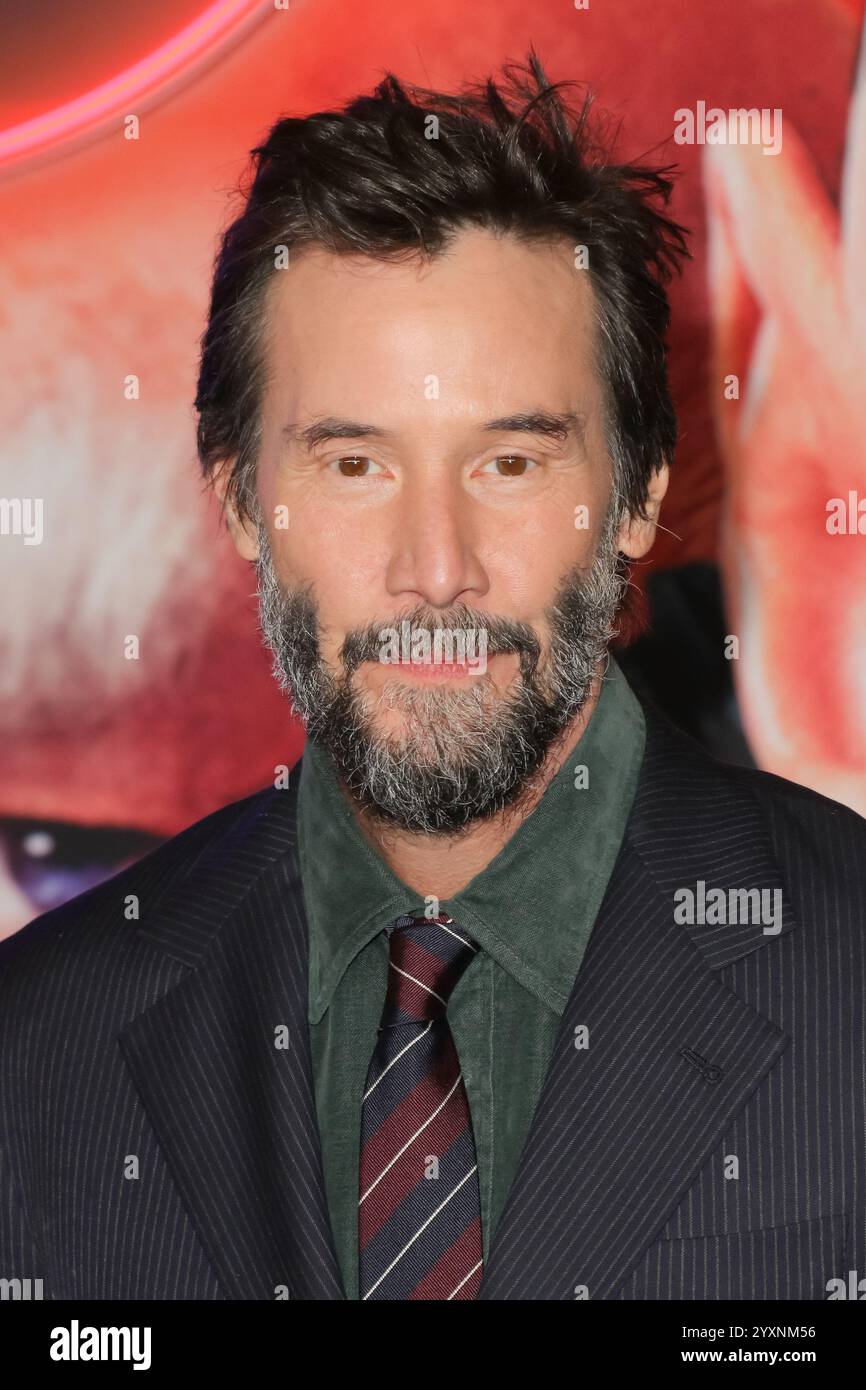 Los Angeles, USA. 16th Dec, 2024. Keanu Reeves at "Sonic the Hedgehog 3 ...