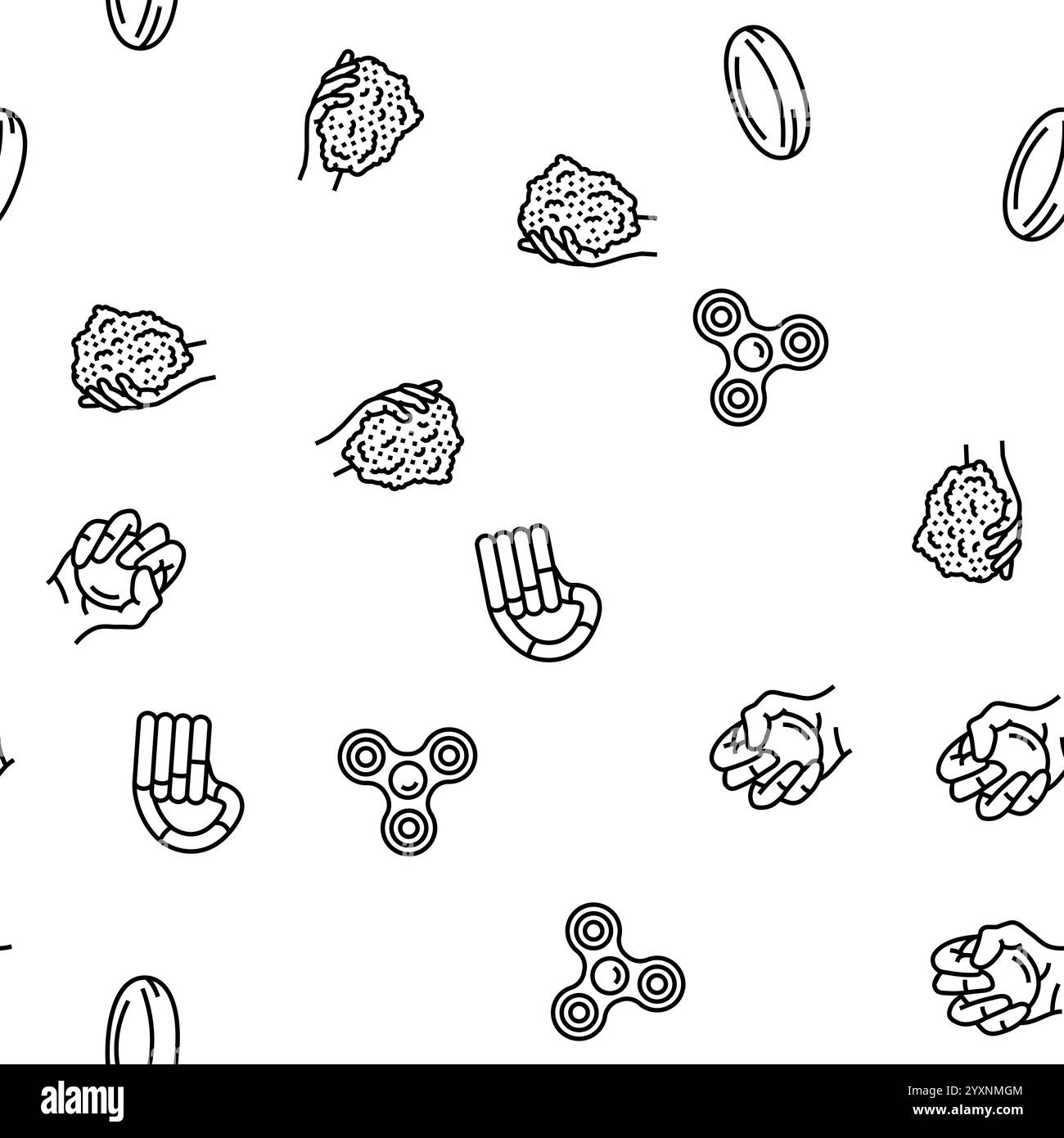 Popular colorful antistress sensory toy Black and White Stock Photos ...