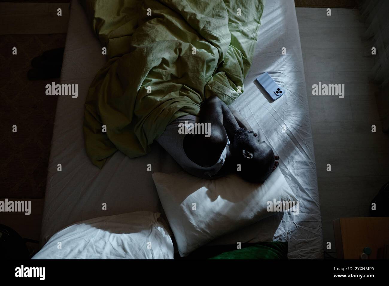 Man Sleeping Fetal Position