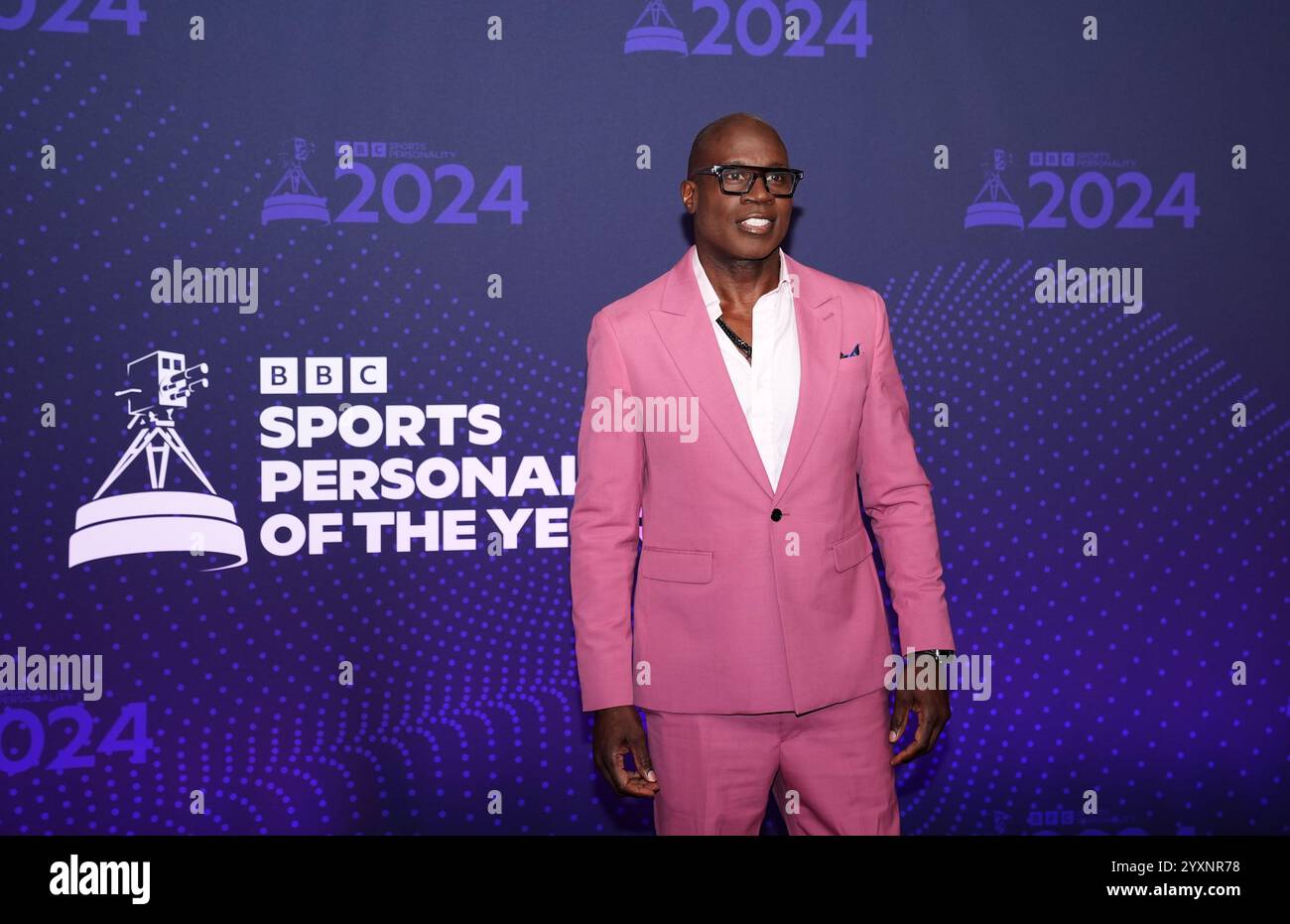 Martin Offiah arriving for the 2024 BBC Sports Personality of the Year ...