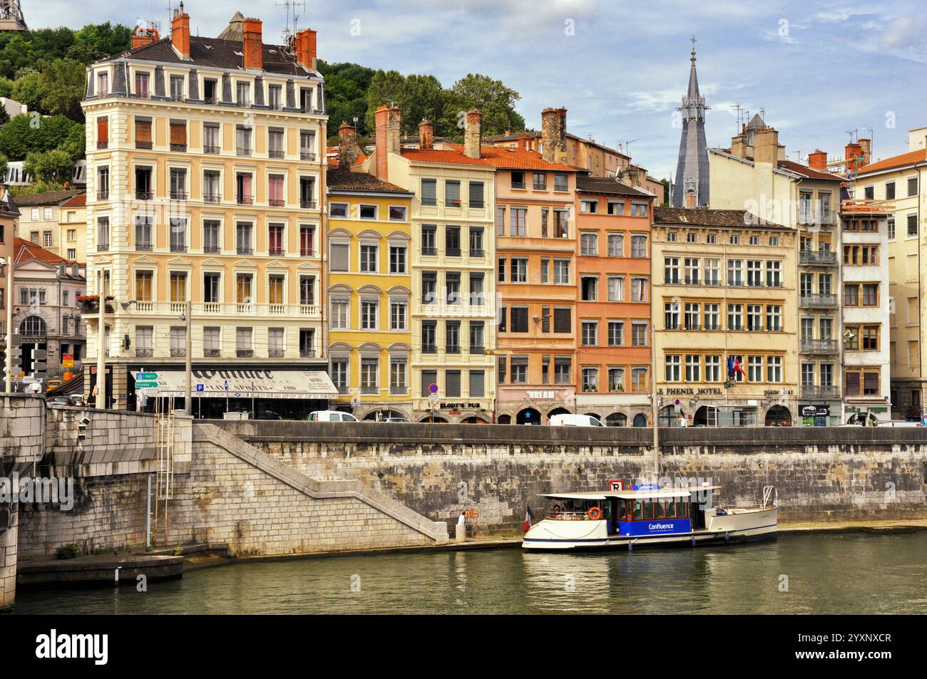 A charming riverside: The attraction of the buildings on the banks of ...