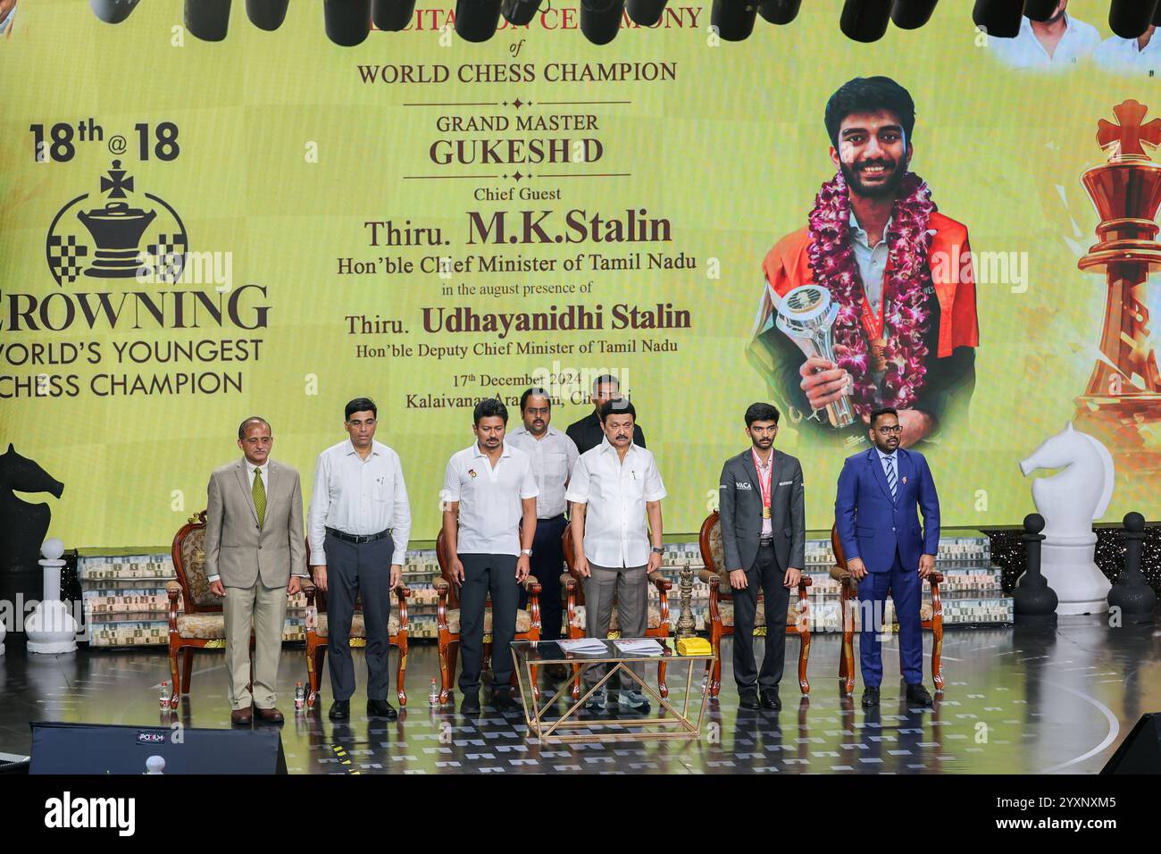 Chennai, India. 17th Dec, 2024. 18th @18 : Crowning the world's ...