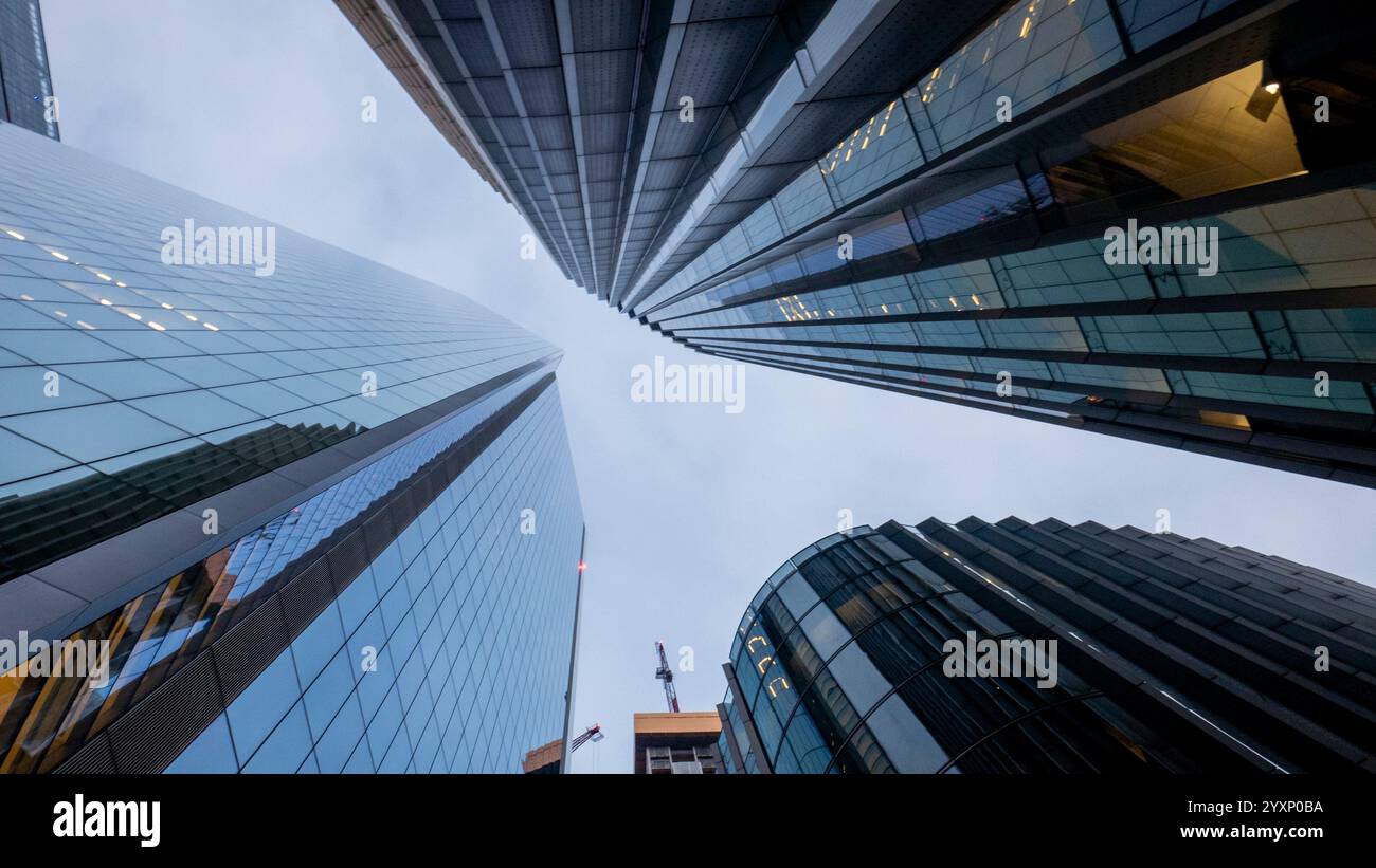 Central London High Rise Buildings, Low Angle Shot Stock Photo - Alamy