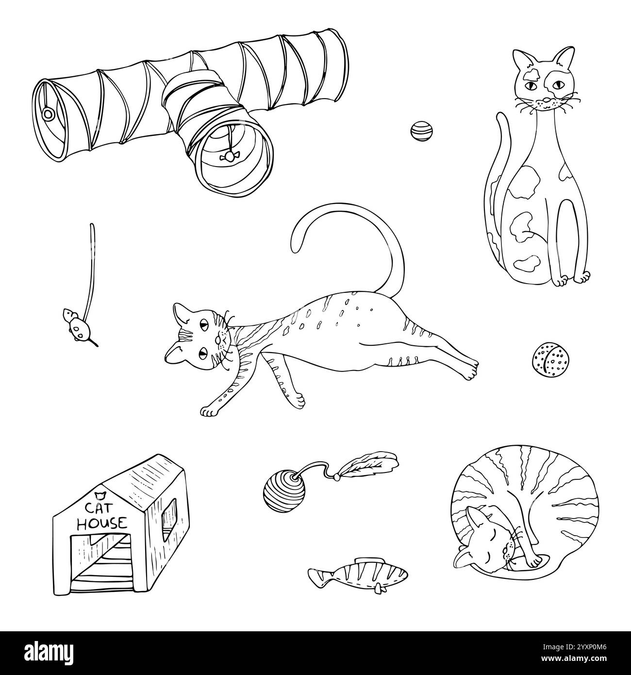 Toys (collection or bunch) Black and White Stock Photos & Images - Alamy