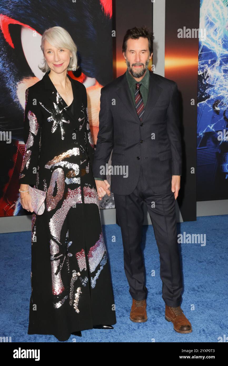 Los Angeles, USA. 16th Dec, 2024. Alexandra Grant, Keanu Reeves at ...