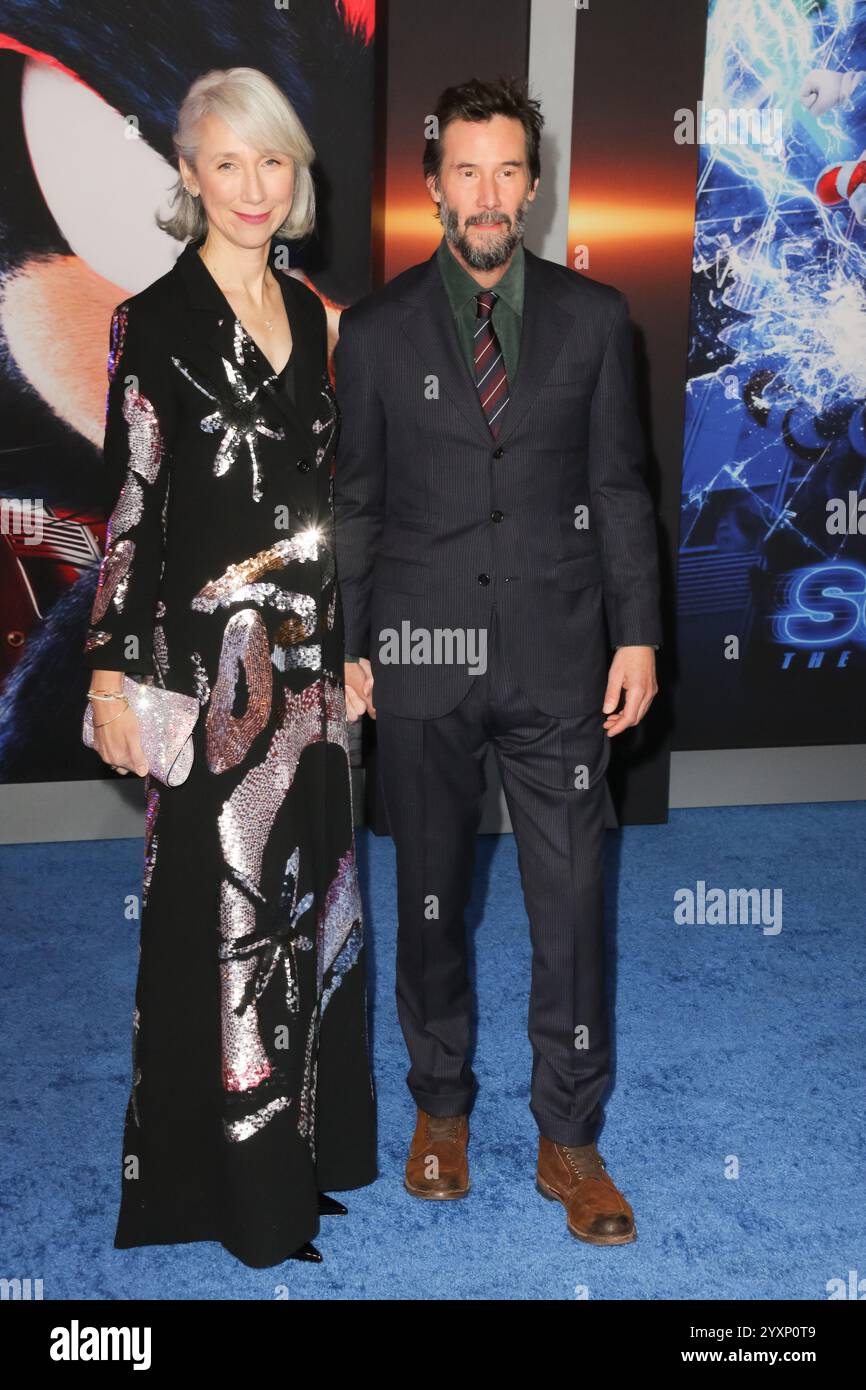 Los Angeles, USA. 16th Dec, 2024. Alexandra Grant, Keanu Reeves at ...