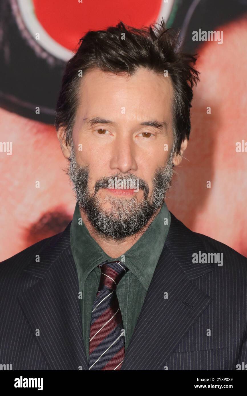 Los Angeles, USA. 16th Dec, 2024. Keanu Reeves at "Sonic the Hedgehog 3 ...
