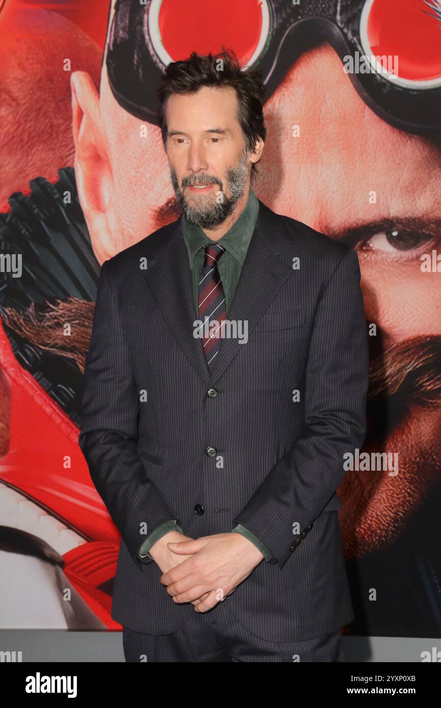 Los Angeles, USA. 16th Dec, 2024. Keanu Reeves at "Sonic the Hedgehog 3 ...