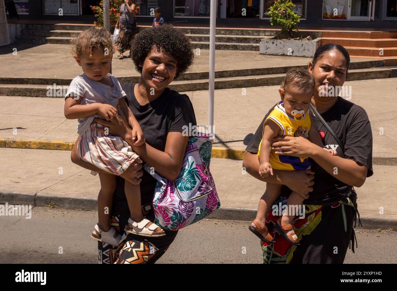 Nadi Municipal Market, Full of colour with vibrant happy traders ...