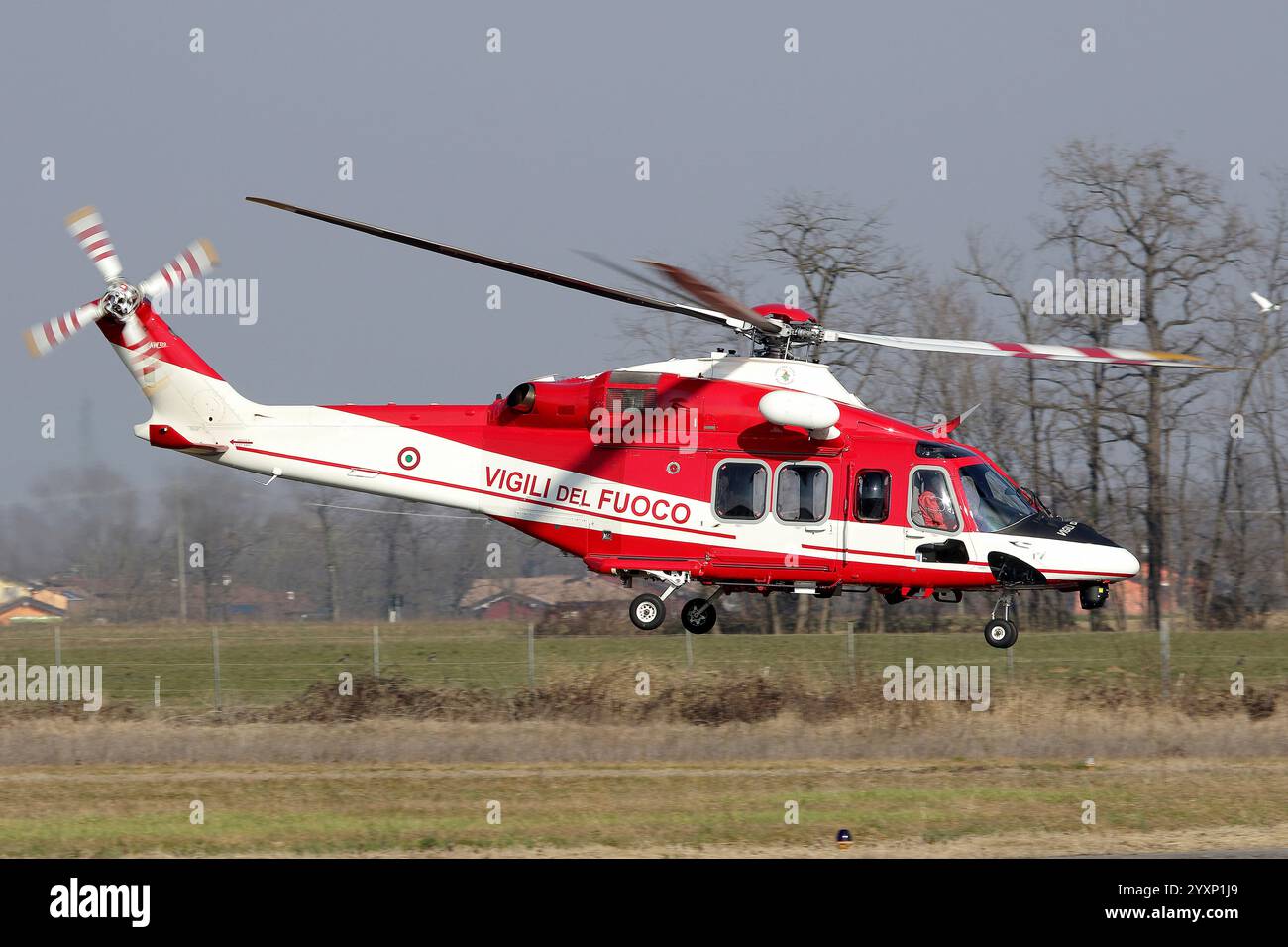 AW139 helicopter of Italy's Vigili del Fuoco Stock Photo - Alamy