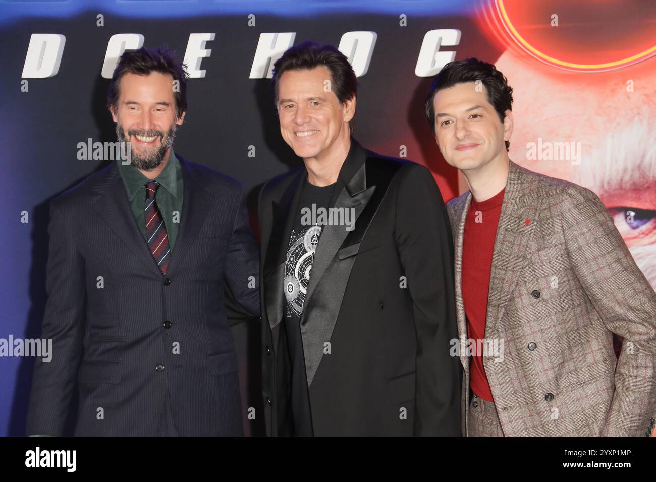 Los Angeles, USA. 16th Dec, 2024. Keanu Reeves, Jim Carrey, Ben ...