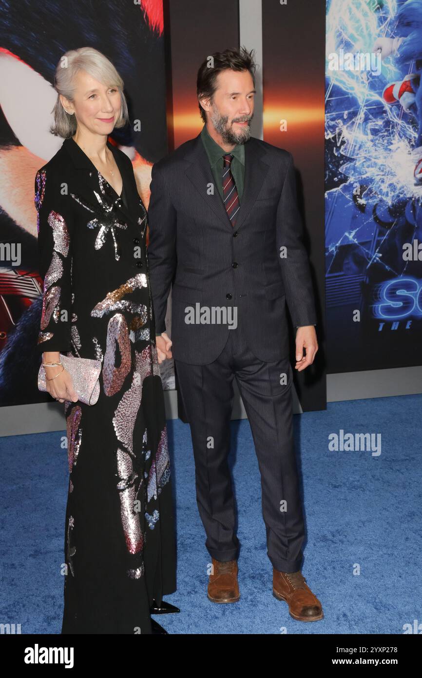 Los Angeles, USA. 16th Dec, 2024. Alexandra Grant, Keanu Reeves at ...
