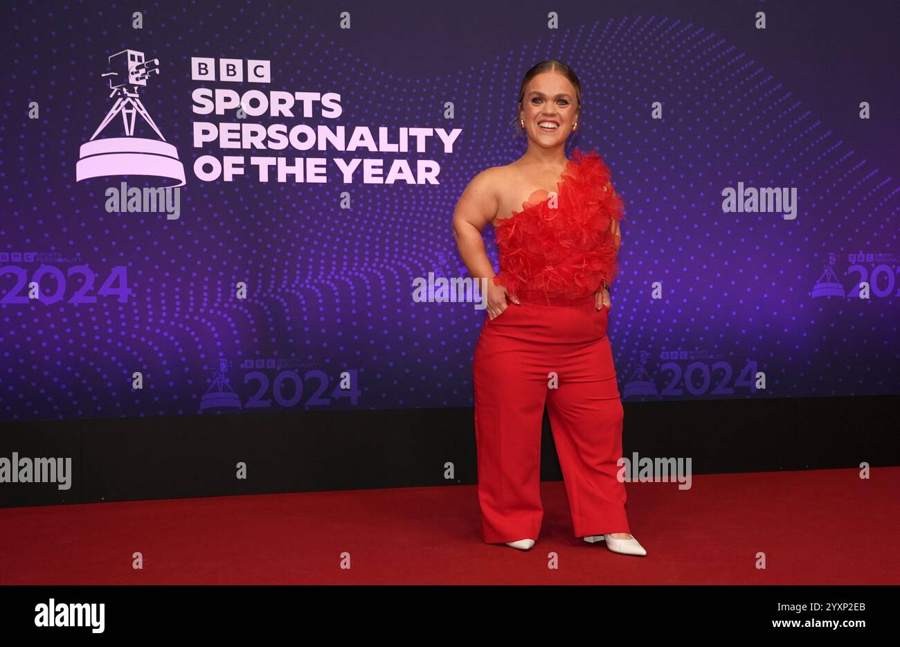 Ellie Simmonds arriving for the 2024 BBC Sports Personality of the Year ...