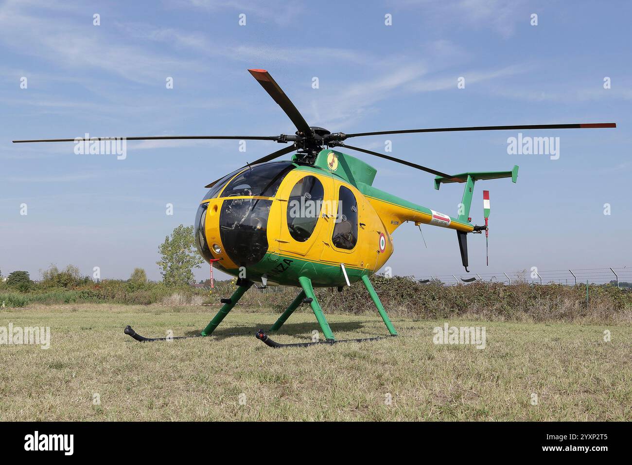 NH-500 helicopter of Italy's Guardia di Finanza (Financial Guard Stock ...