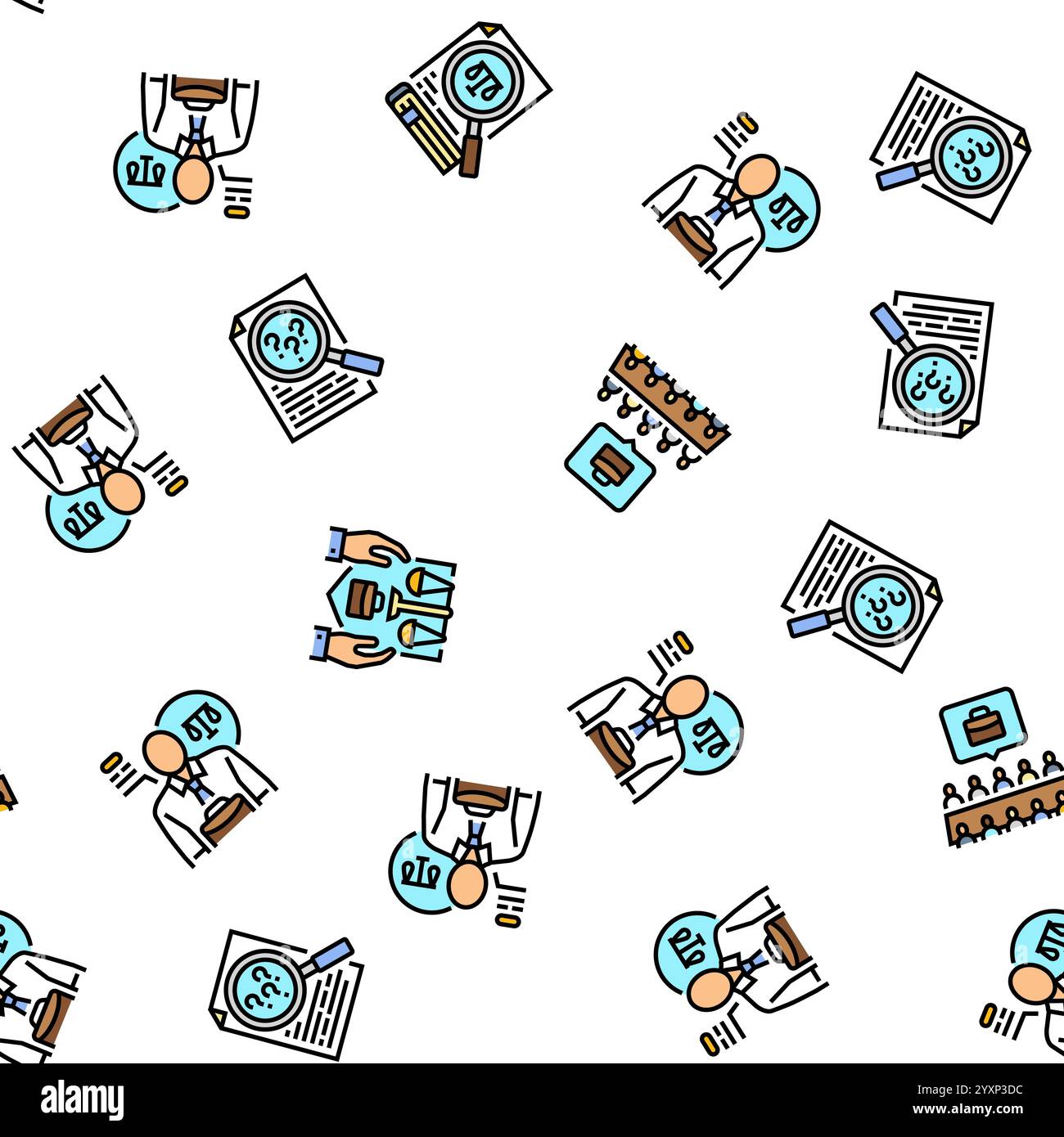 corporate law compliance seamless pattern vector Stock Vector Image ...