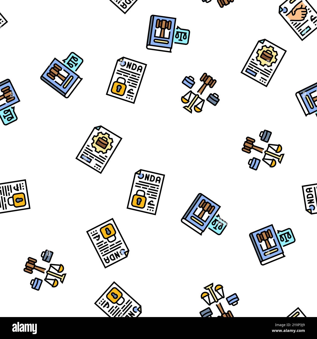 corporate law compliance seamless pattern vector Stock Vector Image ...