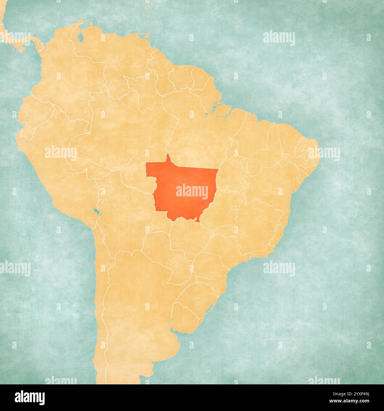 Mato Grosso Map