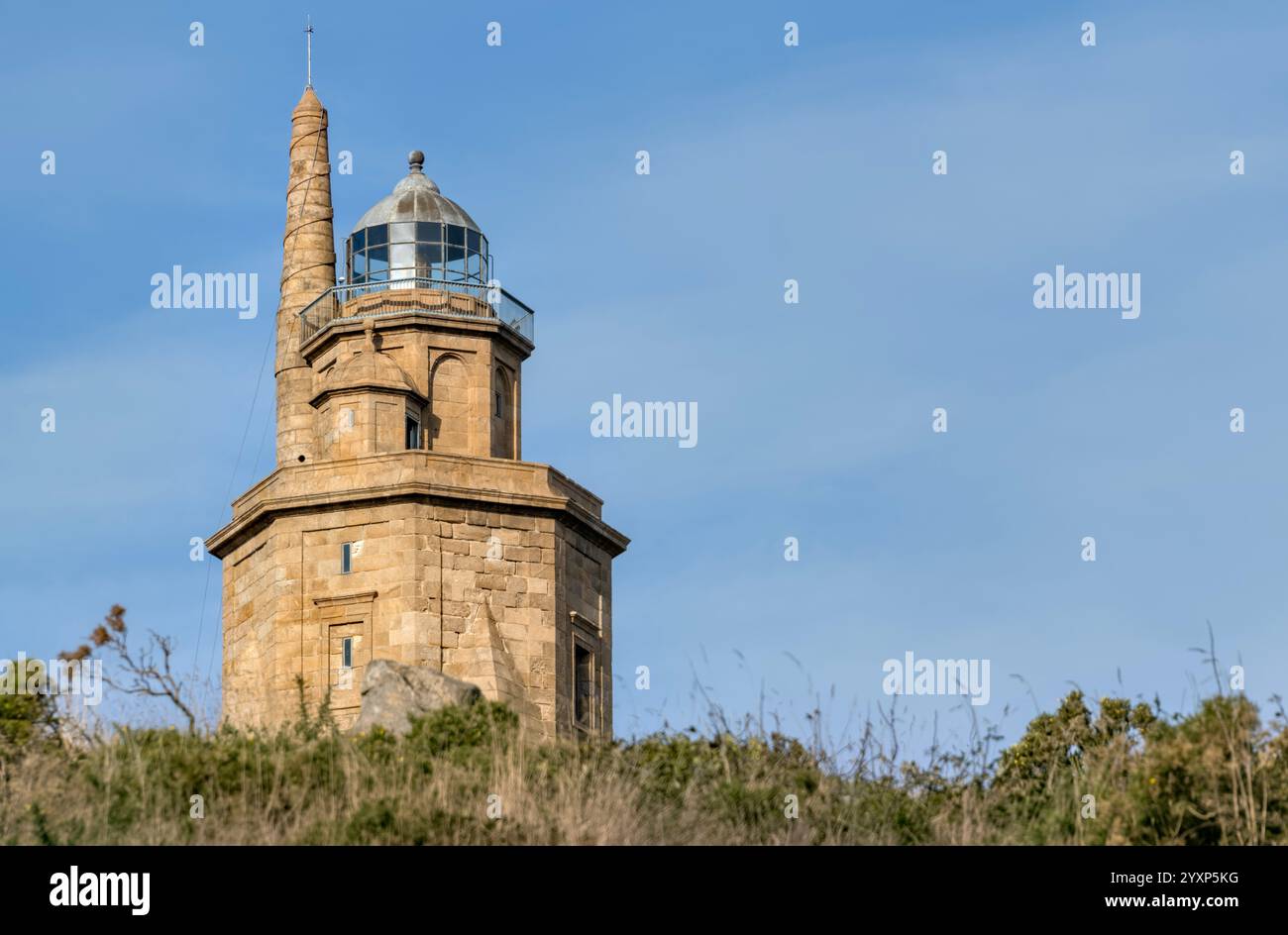 Old roman lighthouse hi-res stock photography and images - Alamy