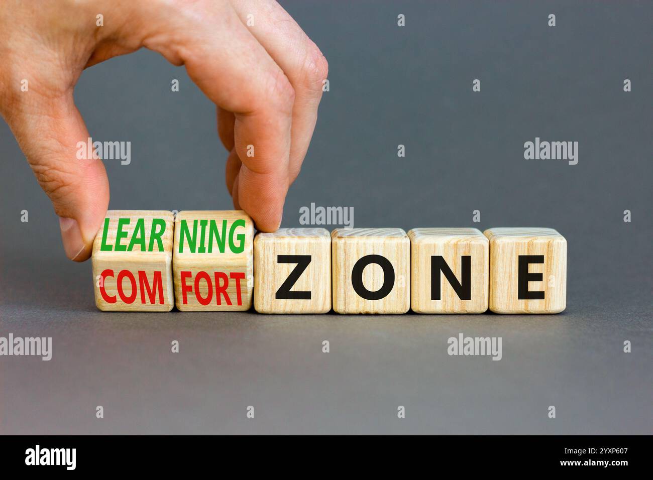 Comfort or learning zone symbol. Concept words Comfort zone Learning ...