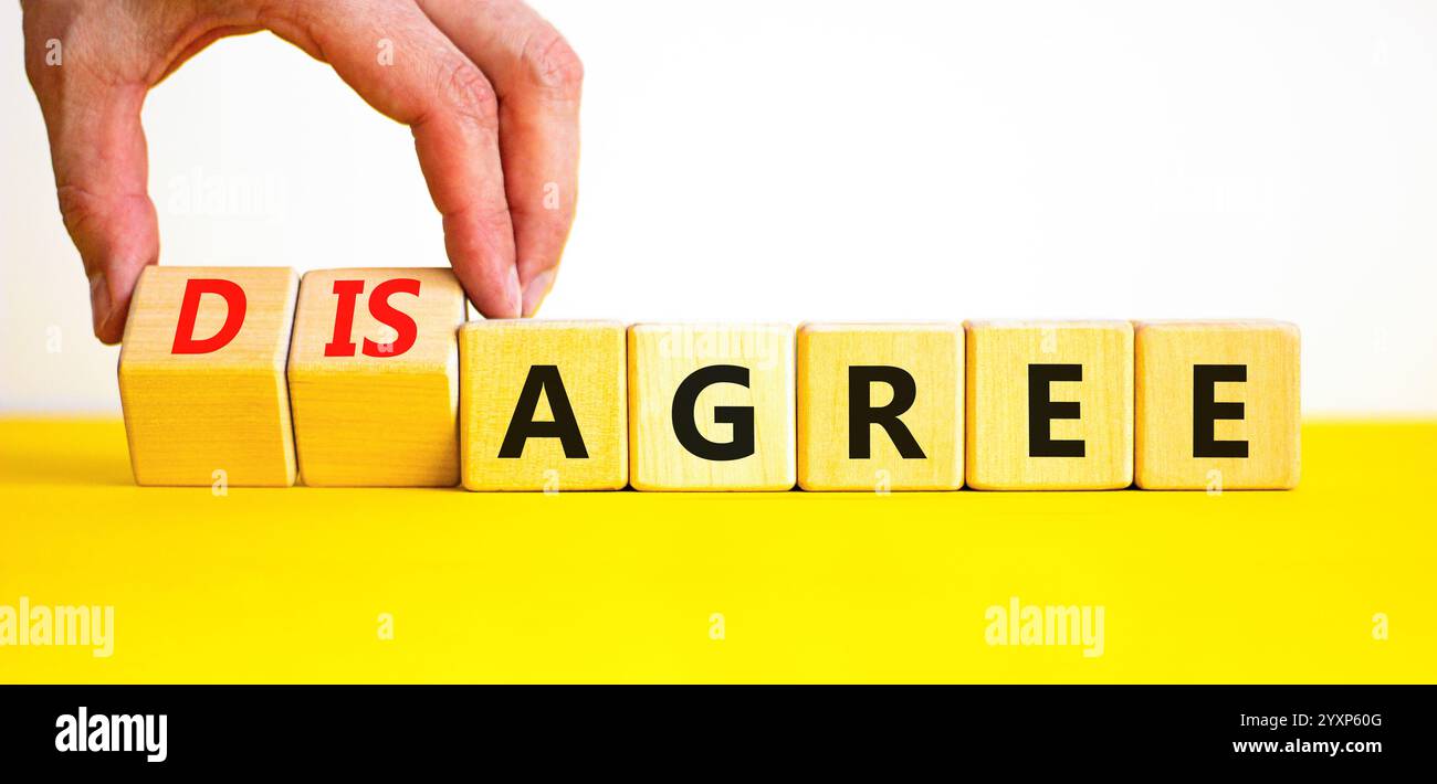 Agree or disagree symbol. Concept words Agree Disagree on beautiful ...