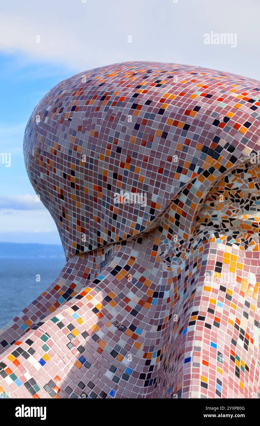 Mosaic octopus sculpture la coruna hi-res stock photography and images ...