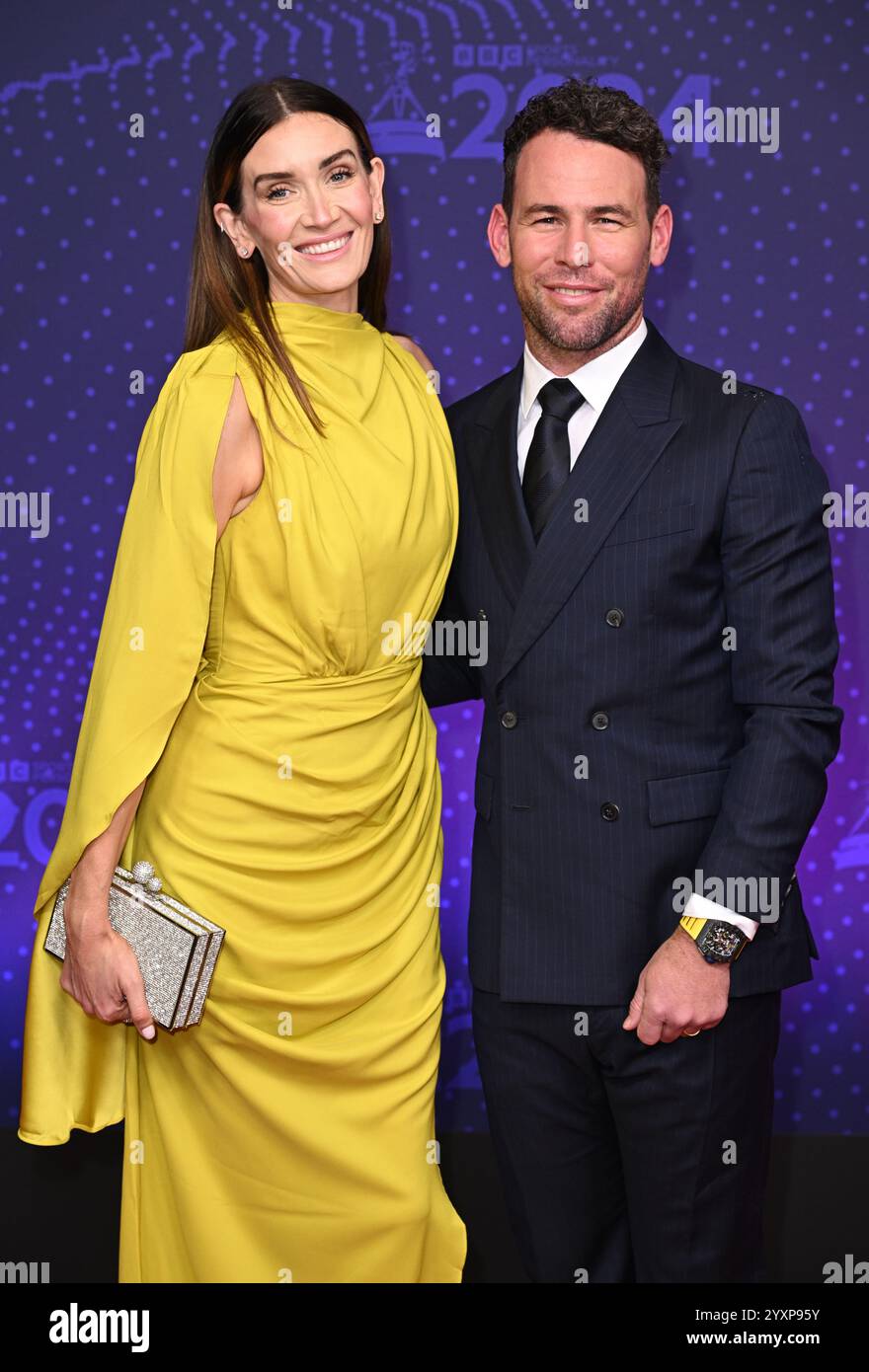 Salford, UK. December 17th, 2024. Peta Cavendish and Mark Cavendish ...