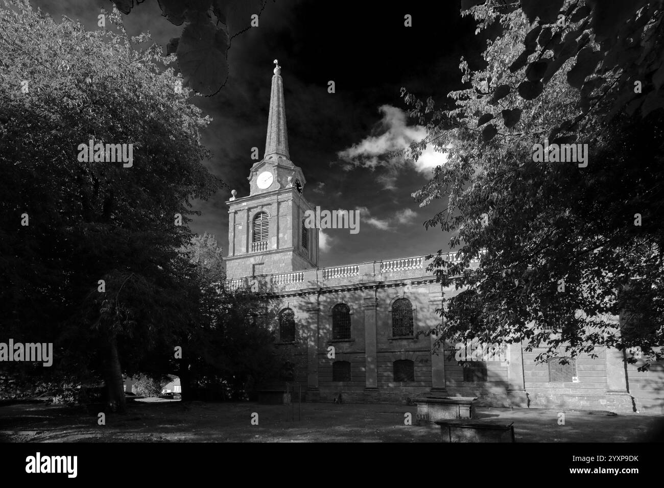 The Holy Cross church, Daventry town, Northamptonshire, England, UK ...