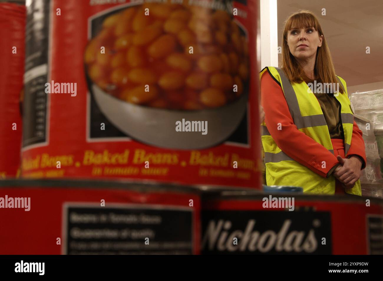 Deputy Prime Minister Angela Rayner during a visit to the homelessness ...