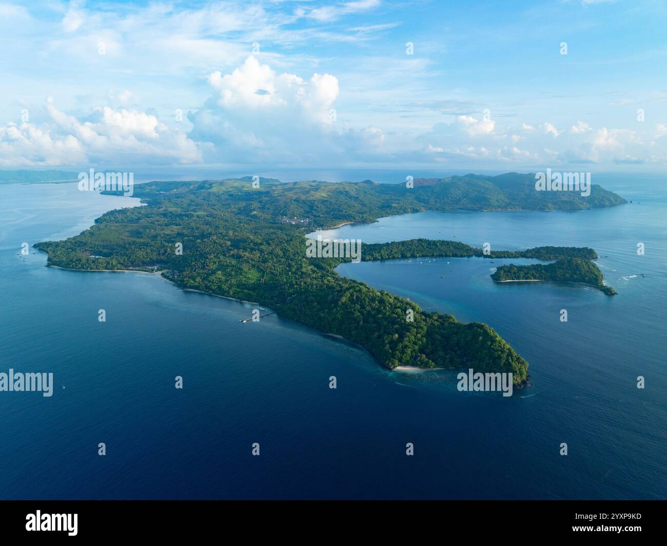 Part of the Coral Triangle, the scenic island of Bangka, just north of ...