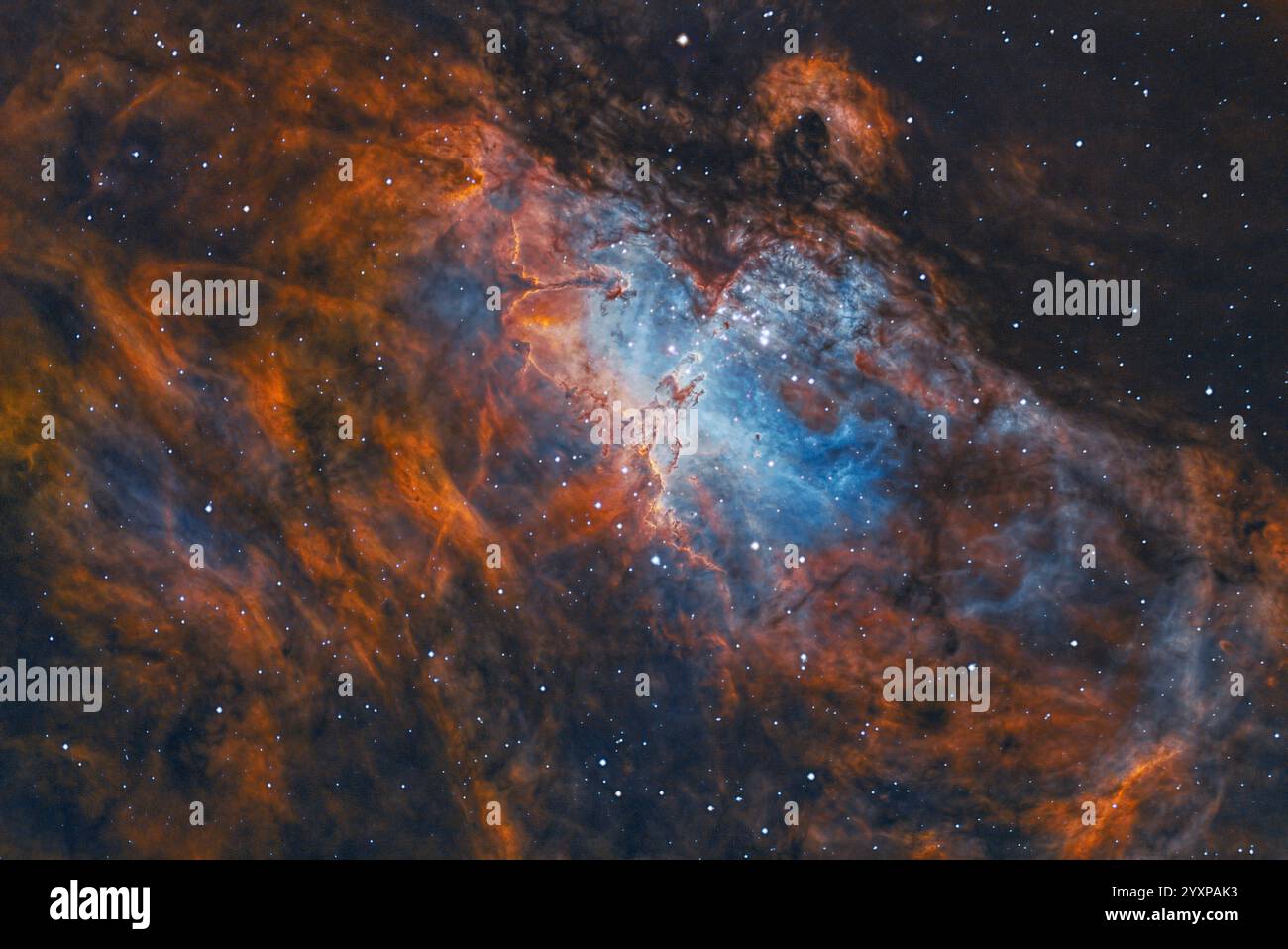 Messier 16, the Eagle Nebula, in the constellation Serpens Stock Photo - Alamy