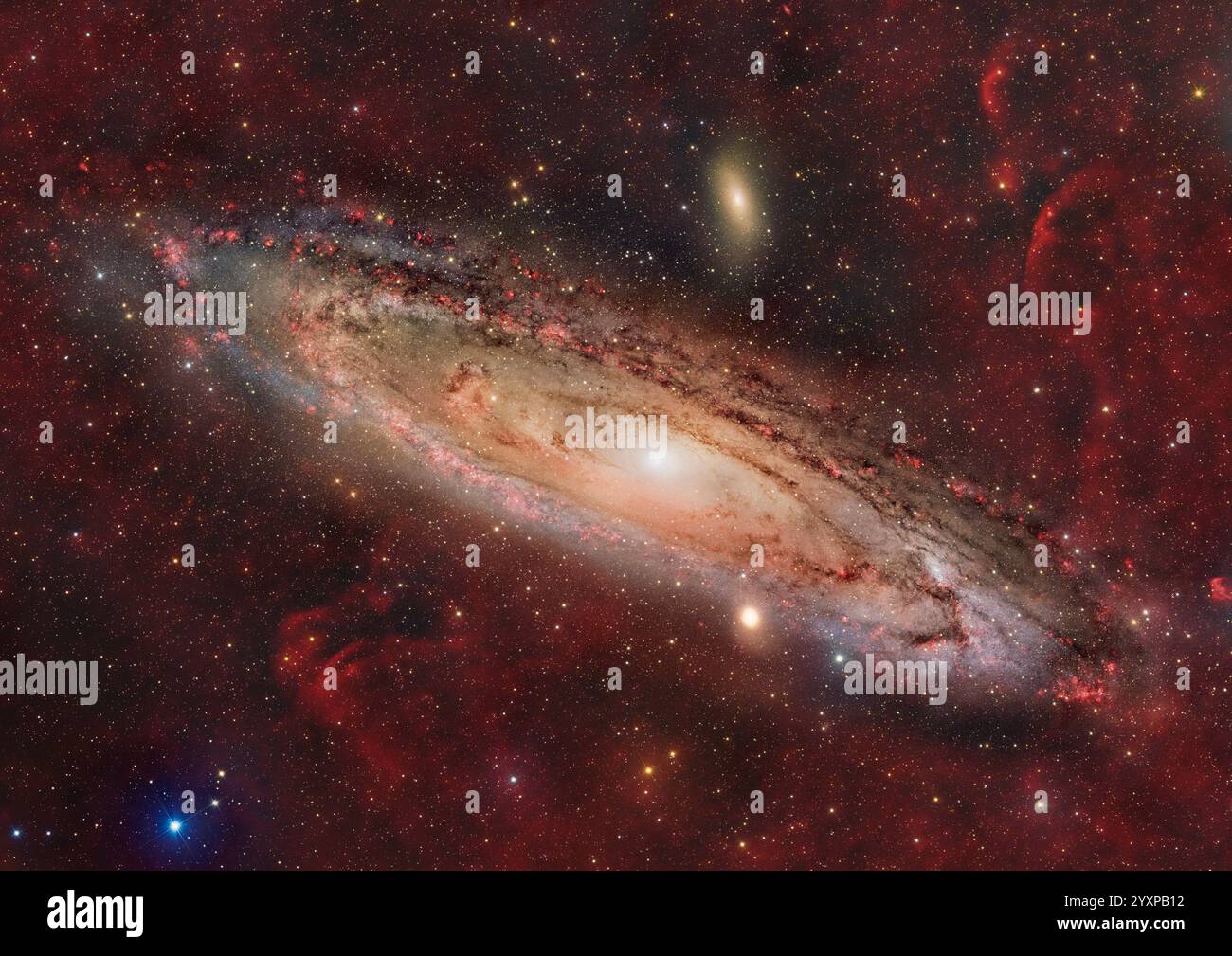 Messier 31, a barred spiral galaxy in the Andromeda constellation Stock Photo - Alamy