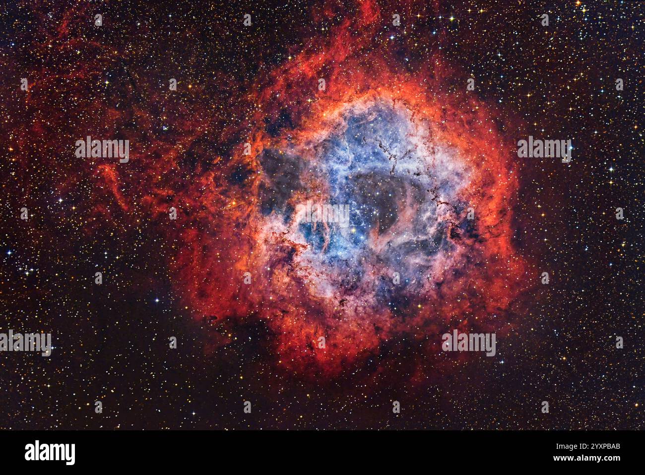 Galaxy red nebula clouds in hi-res stock photography and images - Alamy