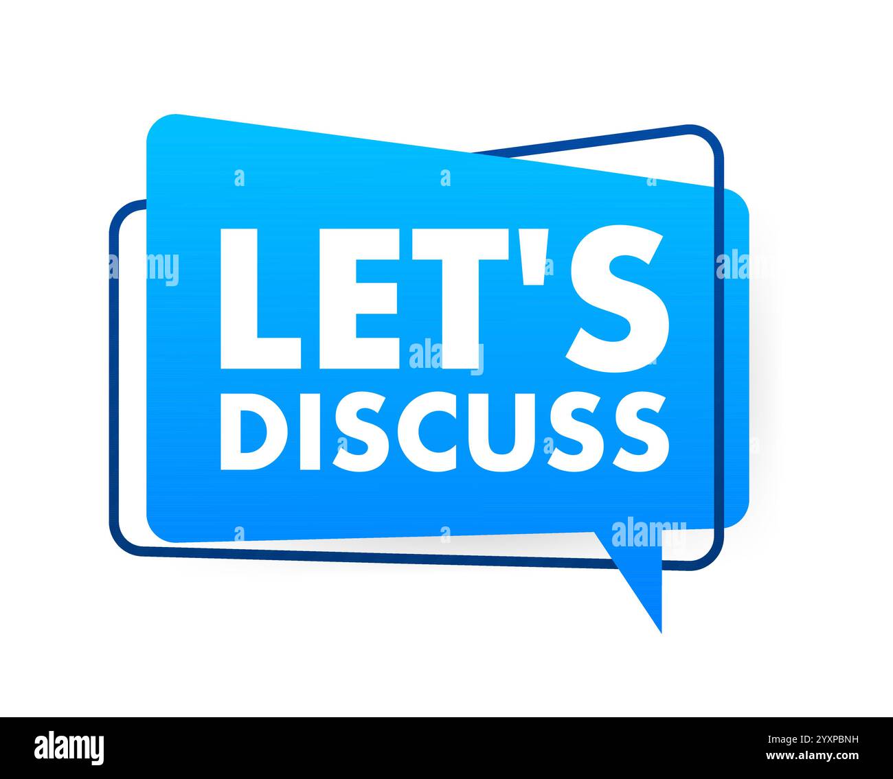 Let's discuss speech bubble inviting conversation and dialogue Stock ... Let's discuss speech bubble inviting conversation and dialogue Stock ...