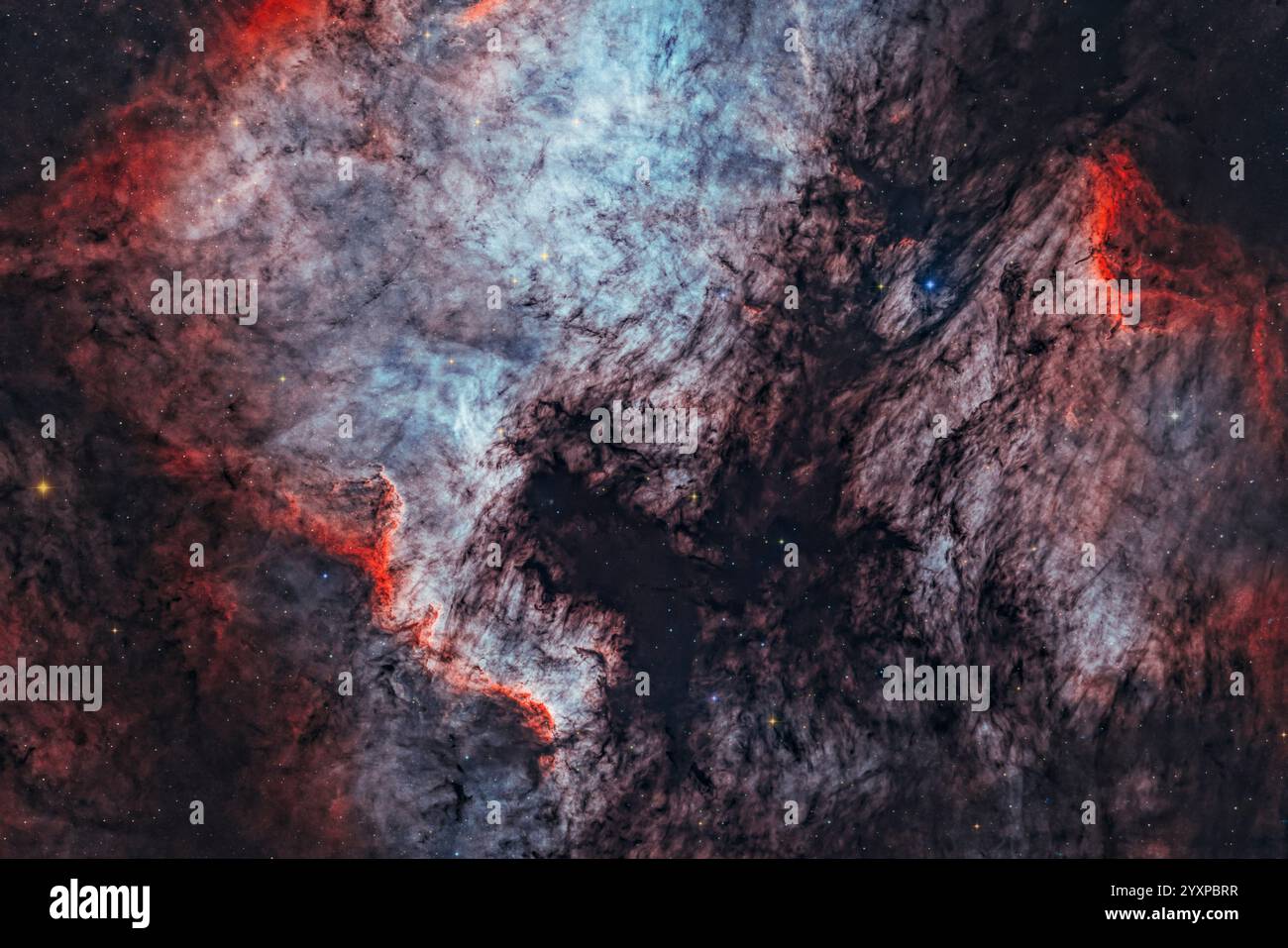 NGC 7000, the North America Nebula, with IC 5070, the Pelican Nebula Stock Photo - Alamy