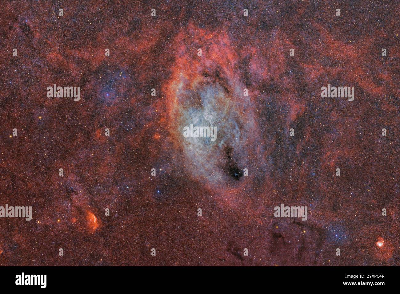 Colorful nebula formation in deep hi-res stock photography and images ...