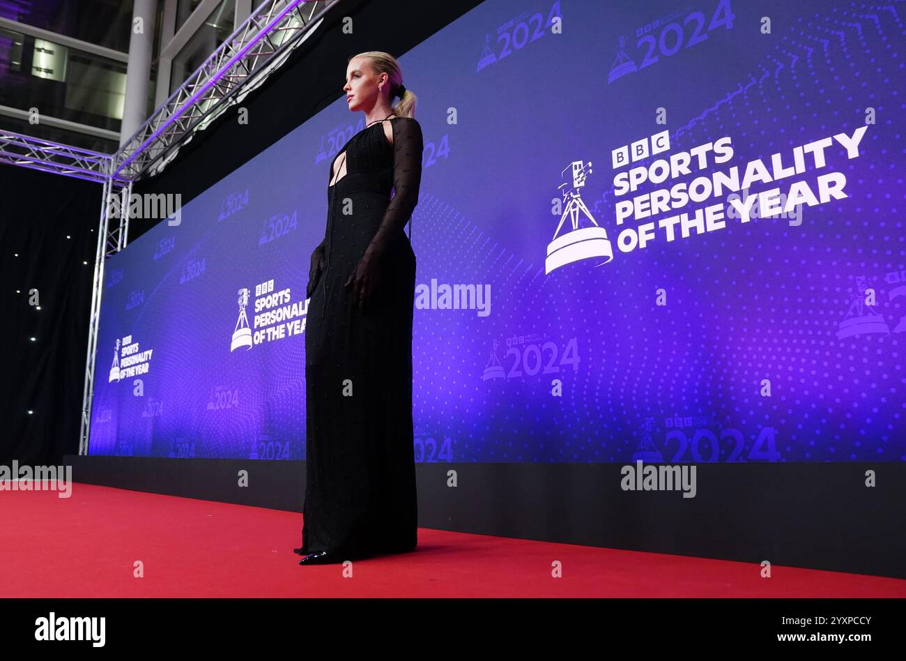 Keely Hodgkinson arriving for the 2024 BBC Sports Personality of the ...
