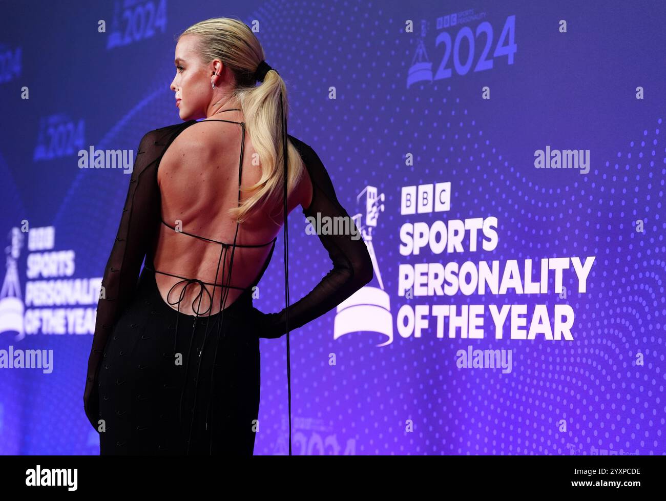 Keely Hodgkinson arriving for the 2024 BBC Sports Personality of the ...