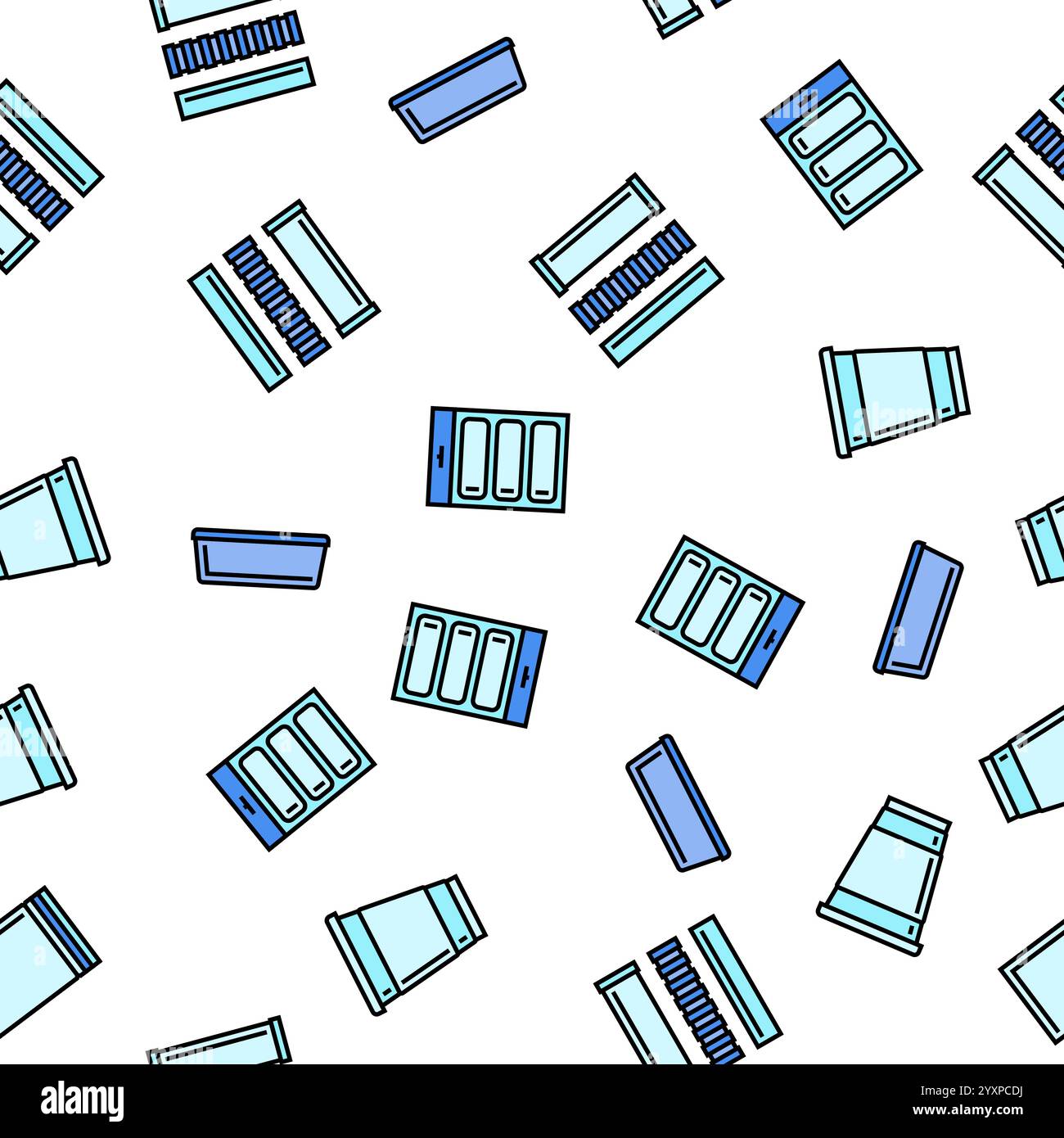 Sachet packaging pattern Stock Vector Images - Alamy