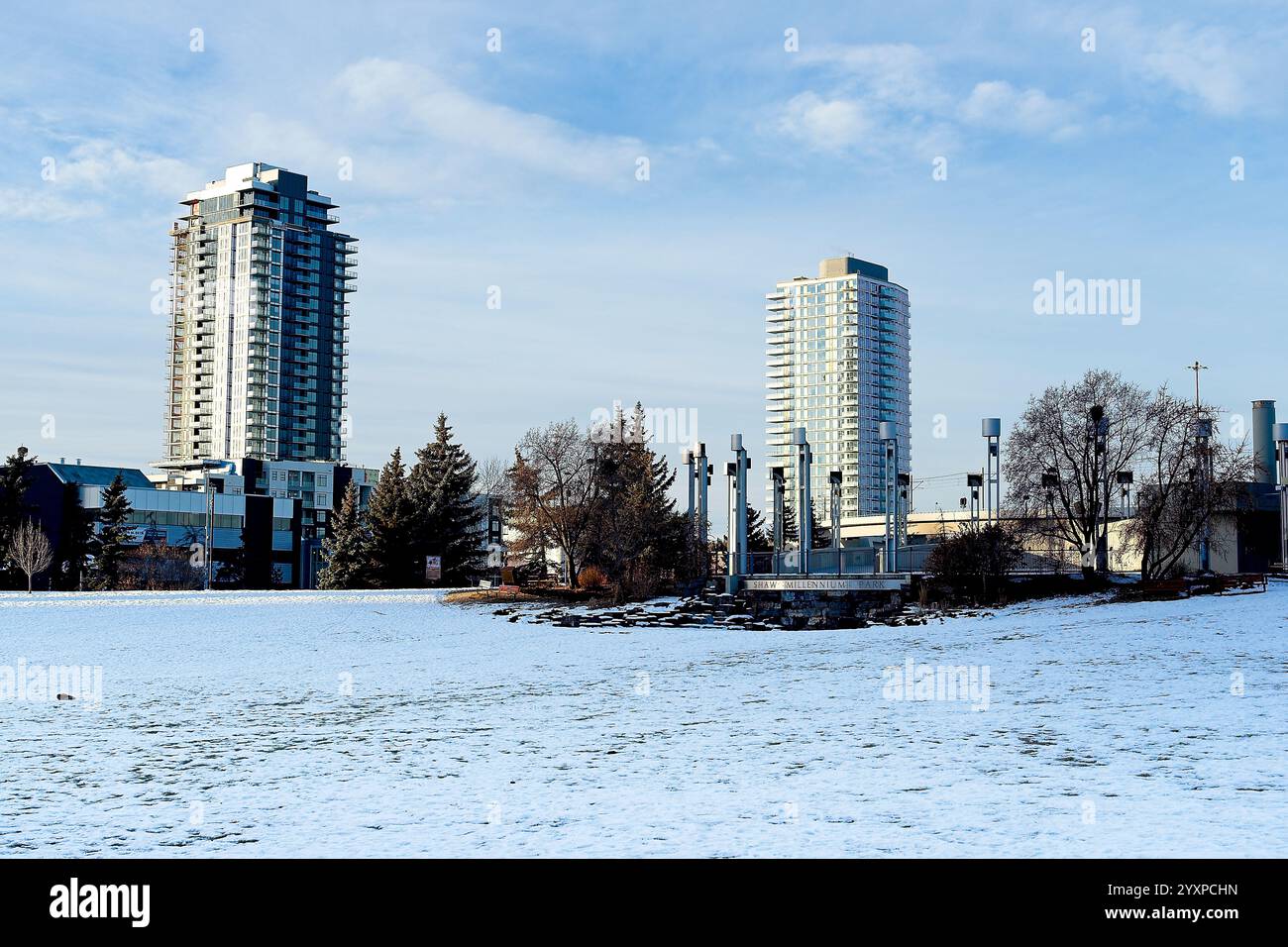 Shaw Millennium Park in Calgary Alberta Stock Photo - Alamy