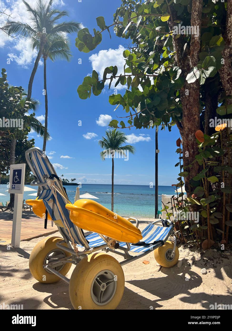 Beach buggy parked in the sand, Caribbean Stock Photo - Alamy