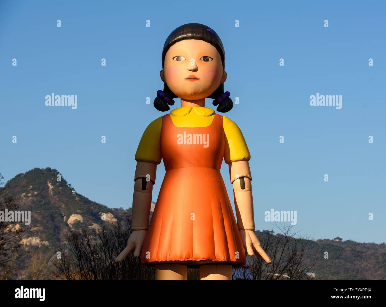 Seoul, South Korea. 17th Dec, 2024. A 7-meter-tall statue of Younghee ...