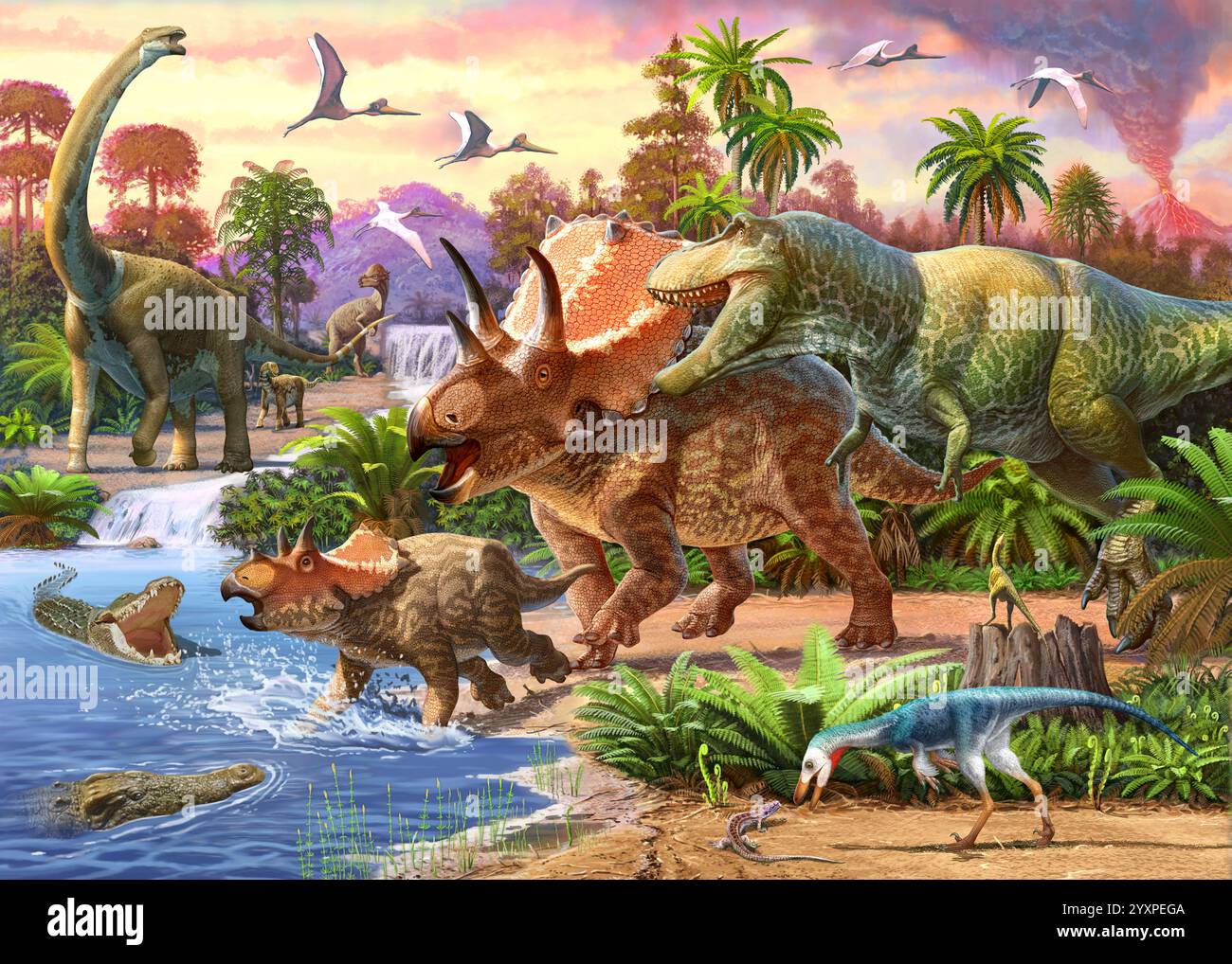 Cretaceous Period Habitats Tyrannosaurus Rex's Ancestors Were