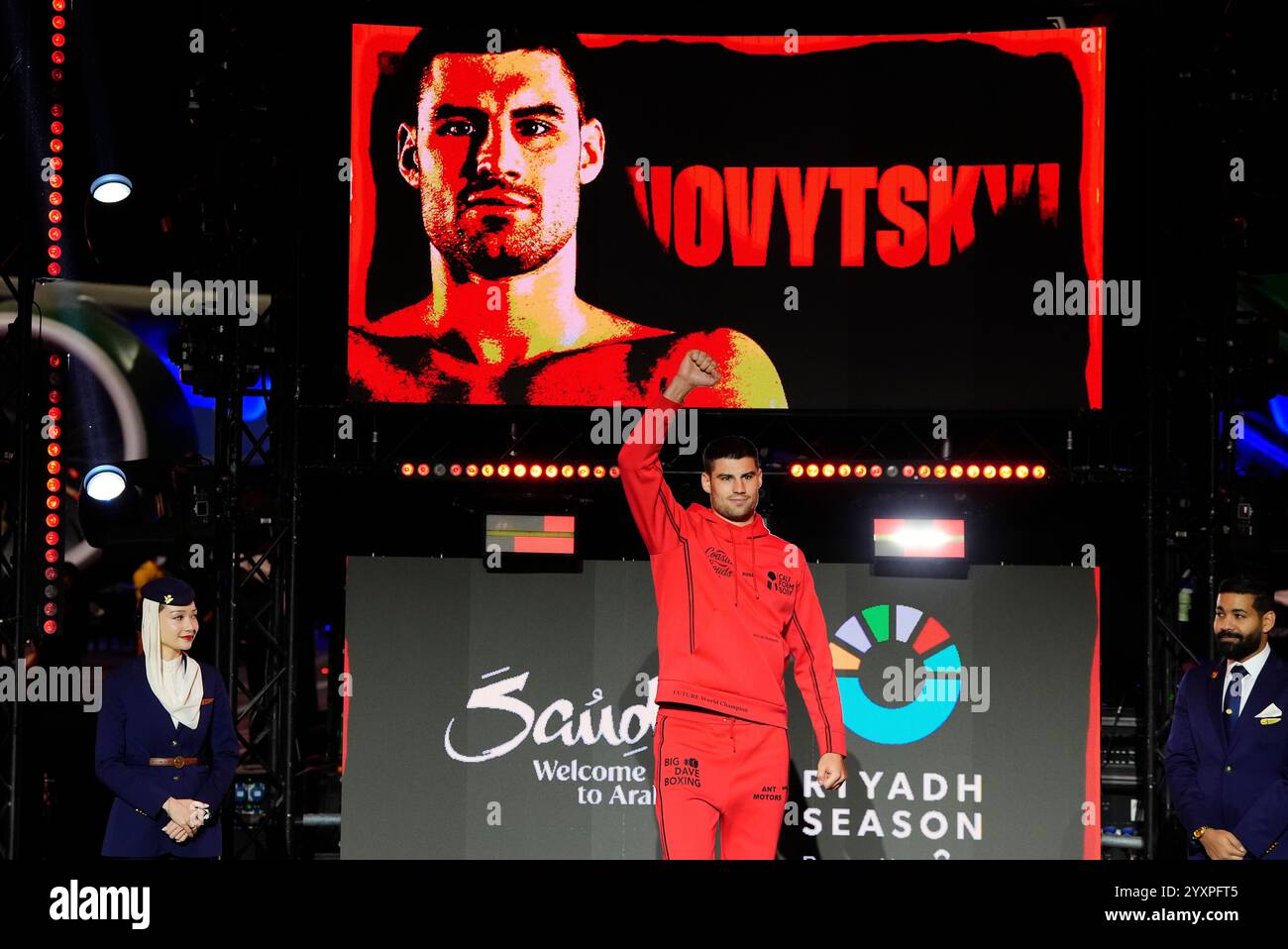 Andrii Novytskyi during the grand arrivals at the BLVD Runway, Riyadh ...
