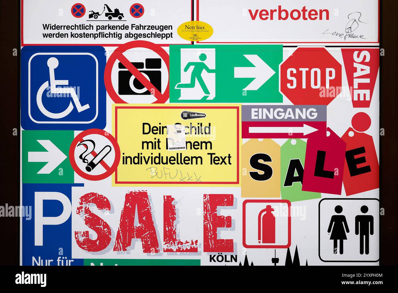 Symbole warnzeichen hi-res stock photography and images - Alamy