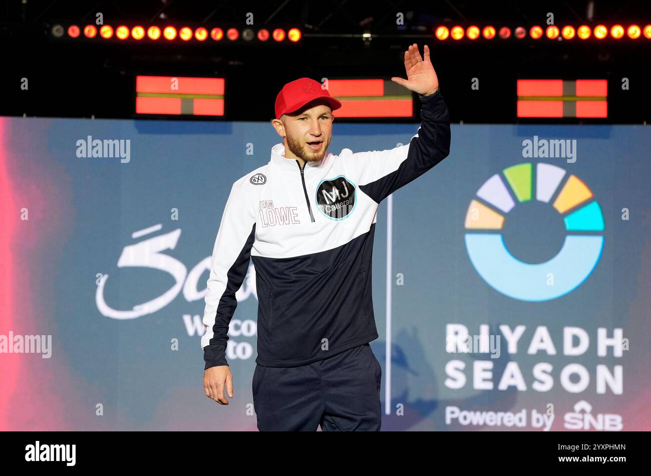 Isaac Lowe during the grand arrivals at the BLVD Runway, Riyadh. Tyson ...